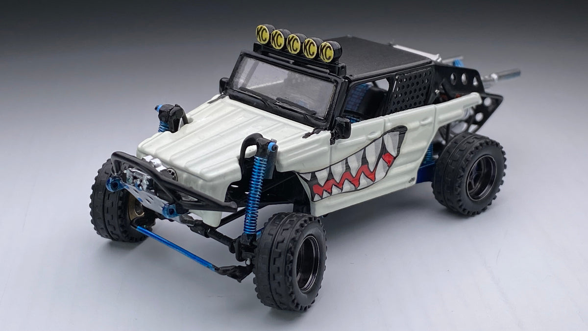 Diecast Custom - Baja Volkswagen 181 Thing Safari LS2 engine - Matchbo ...