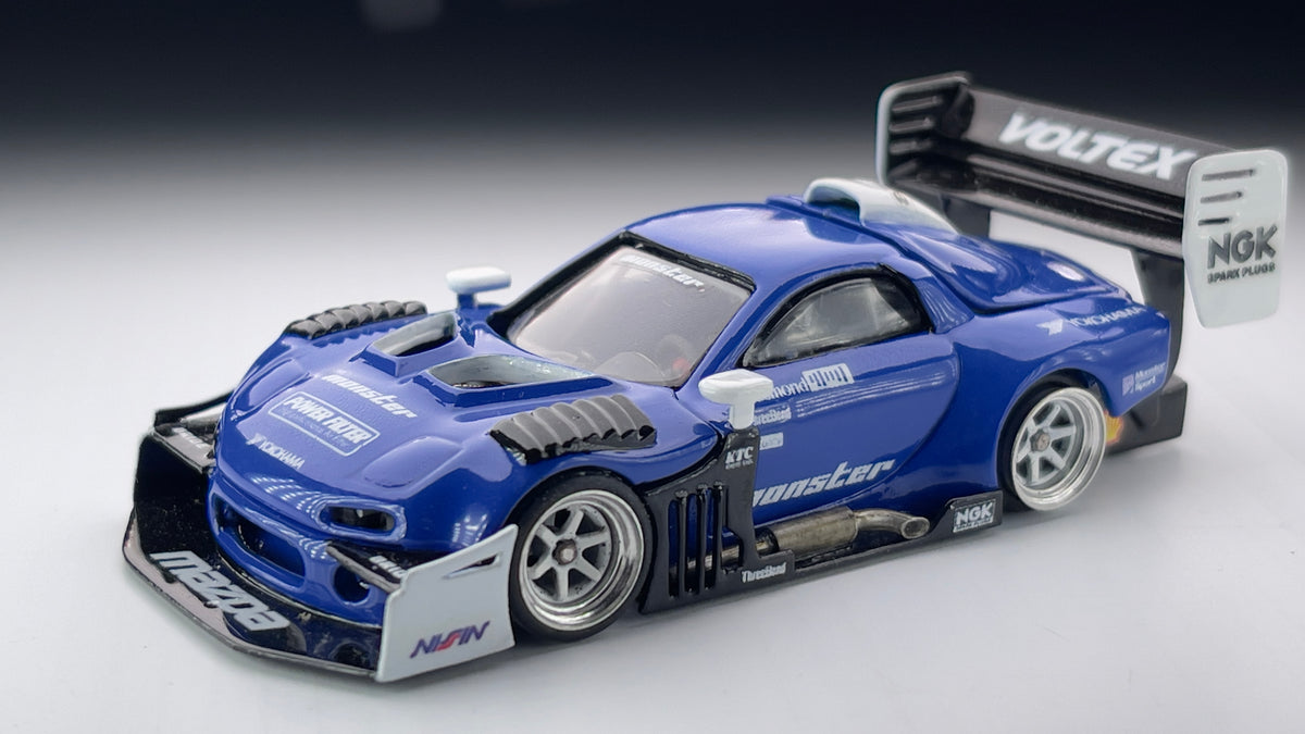 Diecast Custom - Mazda RX7 Time Attack Monster powered by RB26DET engi ...
