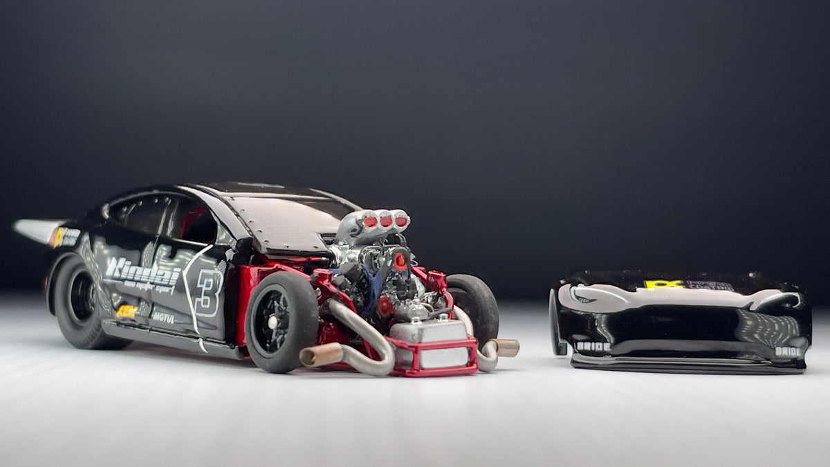 Diecast Custom - Tesla S Plaid Drag V8 Engine - Hot wheels Custom ...
