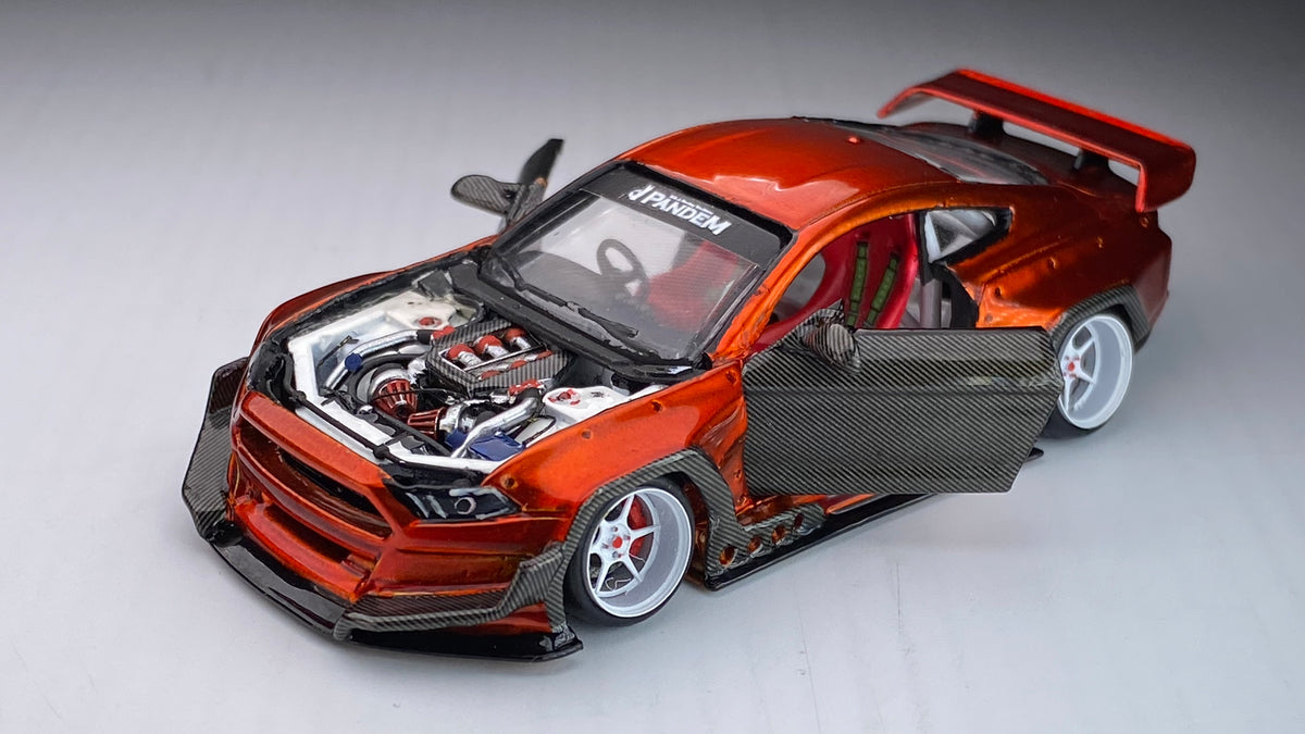 Diecast Custom - MustangZilla Pandem body kit - matchbox Custom – JDProject