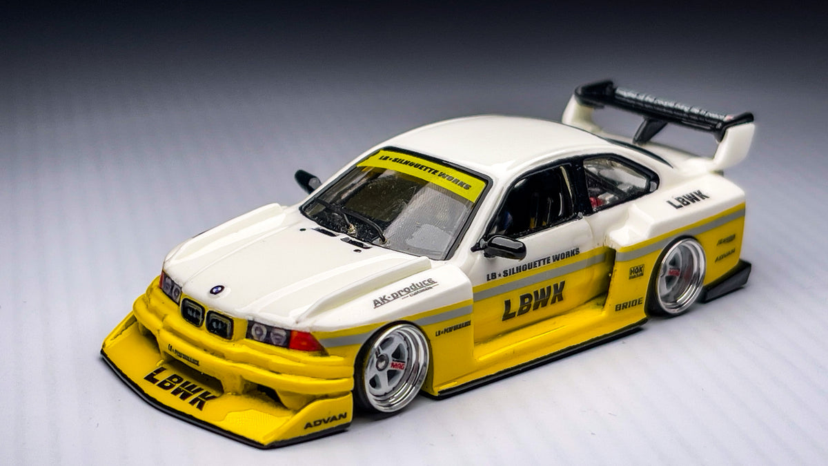 Diecast Custom - BMW M3 E36 LBWK Libertywalk Silhouette - Hot Wheels C ...