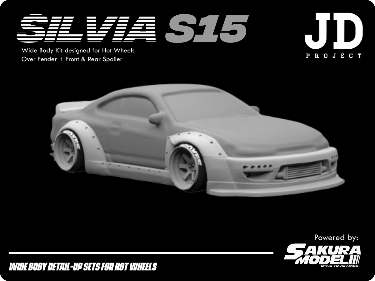 Add on body kit for Hot Wheels Silvia S15 – JDProject